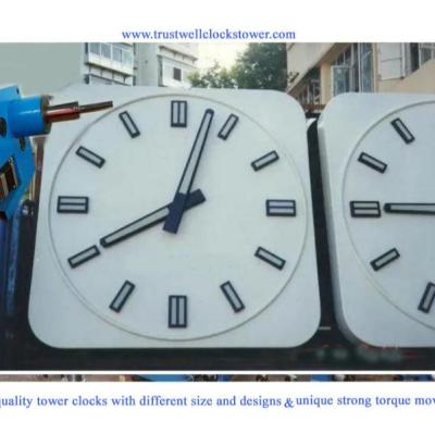 China Clocks Tower and Movement / Mechanism for Outdoor Building Big Analog Clocks 3m 3.5m for sale