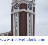 China GPS based three 3 faces outdoor building clocks,movement mechanism for three 3 sided outdoor building clocks with GPS for sale