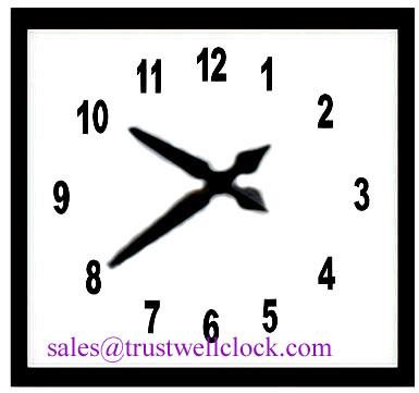 China GPS Synchronized Tower Building Clock 0.6m-10m Square Wall Clock Satellite Time for sale