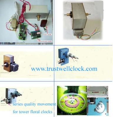 China movement mechanism motor for 3m 4m 5m 6m 7m 8m diameters garden floral flower clock-GOOD CLOCK YANTAI)TRUST-WELL CO LTD. for sale