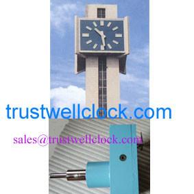 China four 4 face school building clocks with GPS synchronization,four 4 side school clock-GOOD CLOCK YANTAI)TRUST-WELL CO LTD for sale