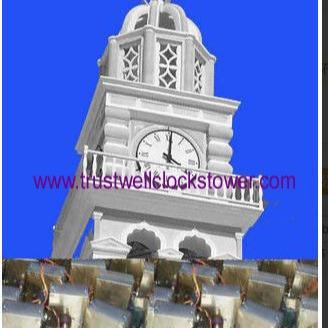 China Clocks Tower and Movement mechanism motor, with night illumination function,sound chime & GPS Synchronization for sale
