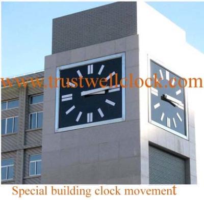 China Two Face Building Wall Clock with GPS Synchronization 0.6m-10m Diameter Stepper Motor for sale
