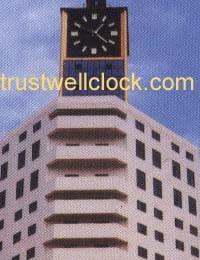 China Single Side Building Wall Clock 0.6m-10m Diameter Stepper Motor Tower Clock Movement for sale