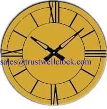 China promotion wall clock,wall clock,clock movement mechanism,indoor clock,outdoor clock-GOOD CLOCK (YANTAI)TRUST-WELL CO Ltd for sale
