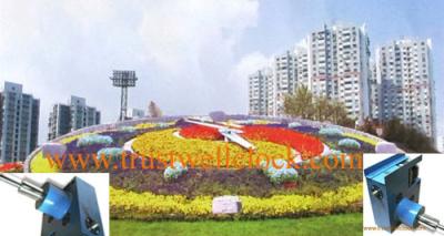 China floral flower garden clocks movement mechanism motor with second hand synchronous-GOOD CLOCK (YANTAI) TRUST-WELL CO LTD for sale