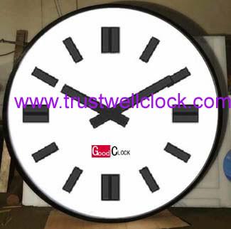 China big clocks,oversize wall clocks,electrical master slave clocks system and movement-GOOD CLOCK (YANTAI) TRUST-WELL CO L for sale
