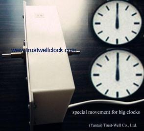 China double faces clocks movement, city street clocks mechanism  - Good Clock(Yantai) Trust-Well Co.,Ltd for sale
