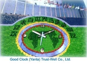 China floral clocks movement motor mechanism 3.5m 4m 5m  6m diameters -    Good Clock(Yantai) Trust-Well Co.,Ltd for sale