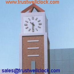 China four 4 faces outdoor clocks with GPS Synchronization  -    Good Clock(Yantai) Trust-Well Co.,Ltd for sale