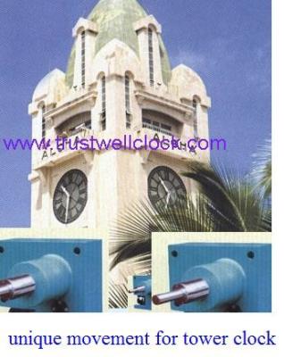 China clocks tower and movement/mechanism water proof rain proof weather proof for sale