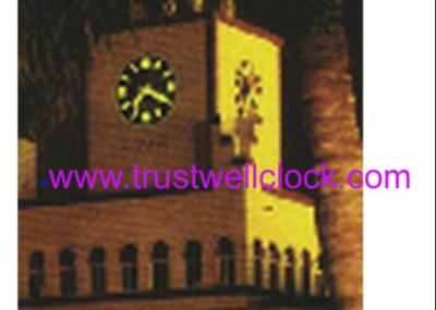 China manufacturer factory of tower building clocks/outdoor clocks with illumination for sale