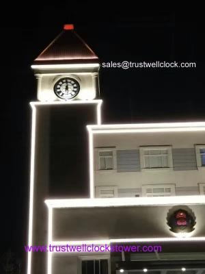 China China clocks tower and movement motor or mechanism with illumination lights for sale