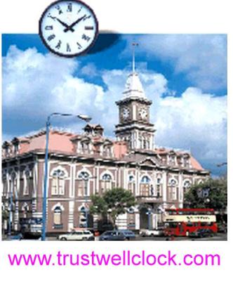China Customizable Facade Tower Clocks 100cm-300cm Diameter with Bell Strike Stepper Motor for sale