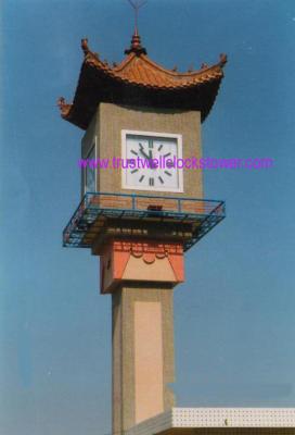 China Four-Sided Tower Clock with GPS Master Clock Synchronization 0.6m-10m for sale