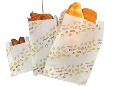 Cina Sacchi di carta impermeabili al grasso su misura per Fried Chicken Chips Steak Bread in vendita