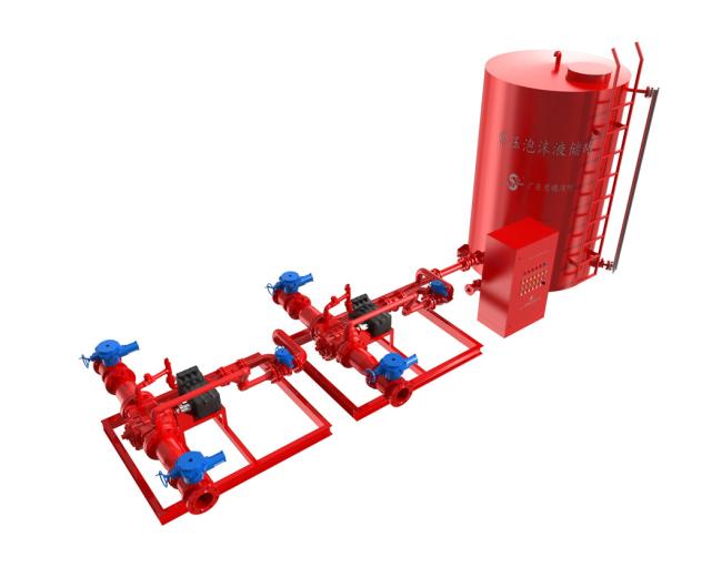 Fire Pump Foam Ratio System Safety Mechanically Pumped Type Balanced Proportioner
