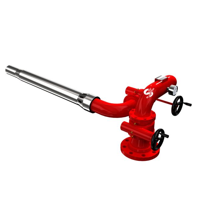 Fixed Dual-Use Water Foam Monitor for Fire Fighting Fire Cannon