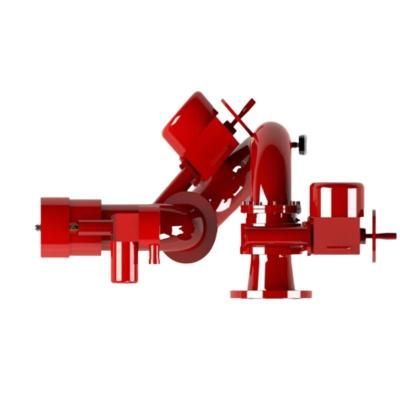 China DN65-DN250 Inlet Flange Foam Water Two Fire Monitor PLM series Customized Request for sale