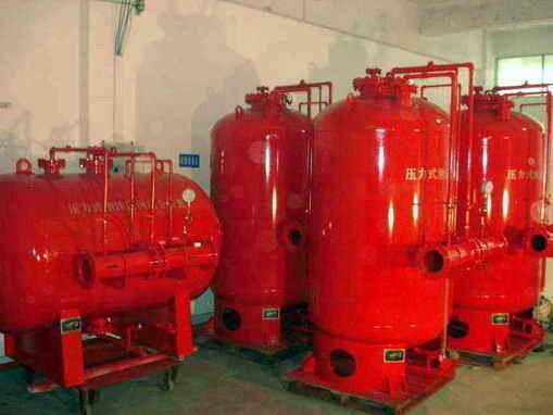 Quality Fire Fighting Foam Bladder Tank Water Foam Equipment in Red for Proportion 6% or 3% for sale