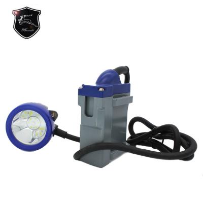 China KL7LM B Explosion proof LED Miner's safety cap lamp with 6.6Ah rechargeable Li-ion battery for sale