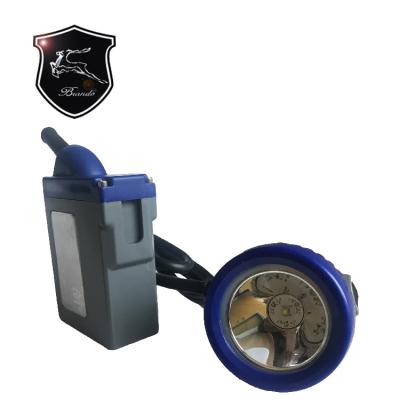 China Yellow-Blue Color Customization  Miners Waterproof Corded Cap Lamp  KL7LM-A for sale