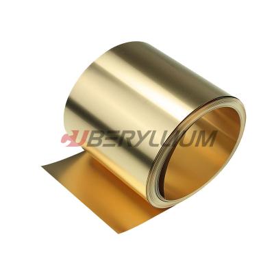 China BrBNT1.9 Qbe1.9 Beryllium Copper Strip 0.8mmx200mm With Soft State for sale
