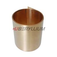 Cina Carattere 3/4H HV200-220 della striscia 0.05x150mm della lega di rame del cubo 2 C17200 caldo per il microinterruttore in vendita