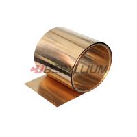 China Het Koper die van het Td04td02 C17200 Beryllium 0.082mm Dikte voor de Lenteschakelaars machinaal bewerken Te koop