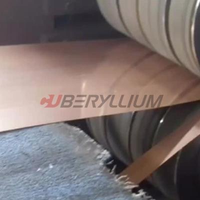 Cina C17200 la lega della stagnola del rame del berillio del cubo 2 riveste 50mm-150mm ASTM B194 in vendita