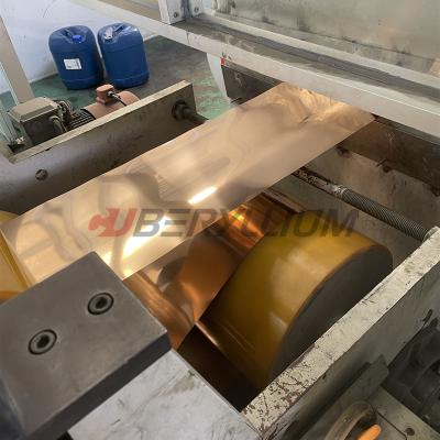 China Van de het Koperstrook van het CuBe2c17200 Beryllium Dikte 0.28mm met Staat XHM Te koop