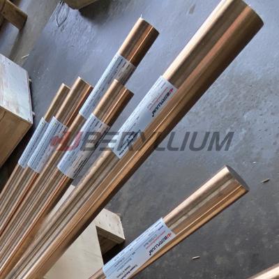 China C17200 Beryllium Copper Rod Treated Cold Drawn In Hard TD04 30mm Dia for sale