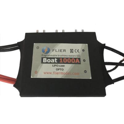 中国 HV 120V 1000A Escのブラシレス速度のコントローラー20280ブラシレス モーターのための大きいRCのボートのサーフボード 販売のため