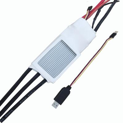 China dimensione di ESC 8Khz 165*58*30mm dell'elicottero di 16S 300A RC per aria delicata for sale