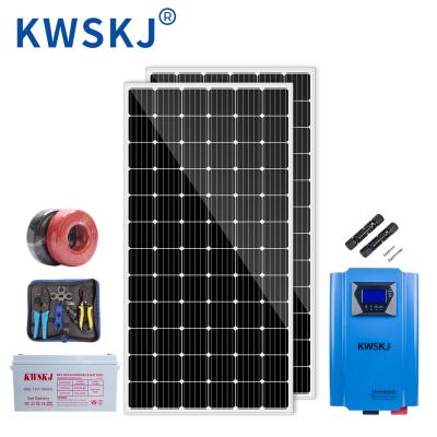 China 3kw 5kw 8kw home solar system 400w 400 watt solar panel for home off grid solar systems complete for sale