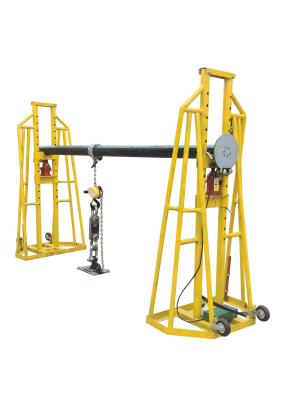 China 50KN Hydraulische kabeltrommel Jack 5 ton kabeltrommel Lifting Hydraulische jack Te koop