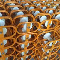 China 5KN 10KN Straight Cable Roller Steel Frame Cable Roller Straight for sale