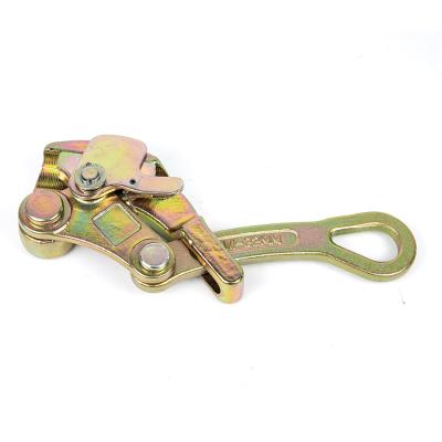 China Safetyfactor 4 1 Aluminum Alloy Conductor Grip Compatible with Max Diam 16 18mm Robust Electrical Cable Suspension Clamp for sale