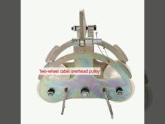 25KN Twee wielen kabel katrol 180mm wiel diameter kabel rollen
