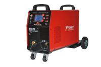 China 220V Dual Pulse Aluminum MIG Welder MIG250 LCD Synergic Inverter Welding Machine 200A for sale