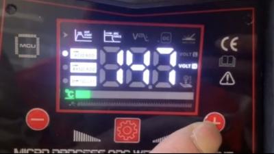 China 200amp VRD führte Technologie der Schweißgerät-digitalen Signalverarbeitung 8.0kw zu verkaufen