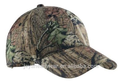 China Hiking Cotton Outdoor Camo Baseball hat cap Custom with Mossy Oak for sale