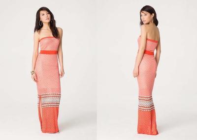 China Strapless Ladies Casual Dresses Bodice Anti-Wrinkle For Party for sale