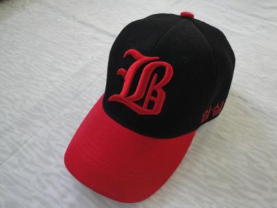 China Fashion 3D Embroidered Baseball Caps for Men, Personalized 100% Cotton Baseball Caps / Hats For Advertising for sale