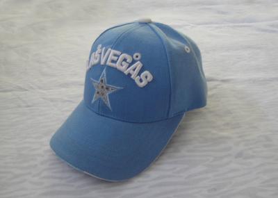 China Blue Canvas Kids Baseball Caps Logo Customized For Children for sale