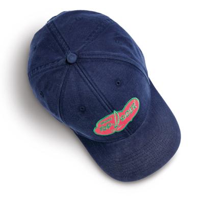 China Heavy Brushed Cotton Kids Baseball Caps 6 Panel Hats Pre-Curved With Sandwich for sale