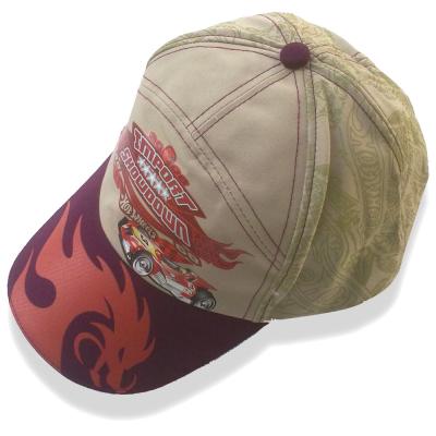 China Logo Customized Canvas Kids Baseball Caps , 3D Embroidery Cotton Sports Caps Hats For Children for sale