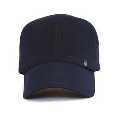 China 6 Panel Black Mens Baseball Caps , Promotional Cotton Youth Baseball Caps With 3d Embroidery Logo for sale