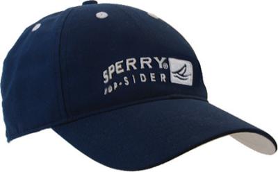China Dark Blue Acrylic Cotton Mens Baseball Caps With Adjustable Brass / Plastic Buckle for sale