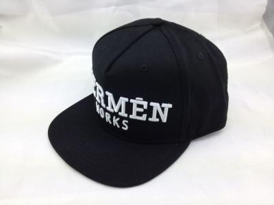 China Black Embroidery Snapback Baseball Caps Hats with Puff 3D Embroidery Logo for sale